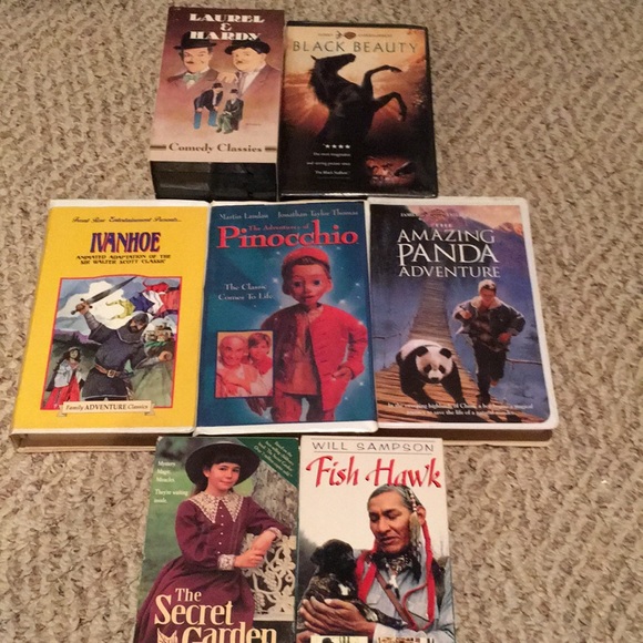 Media | Vintage Six Vhs Movies Plus One Double Vhs | Poshmark